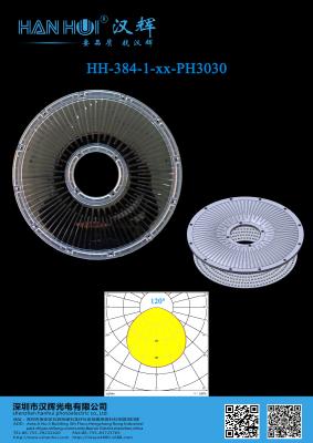 China Copertura lente per lampada UFO High Bay antiglare 263×10.59mm Dimensioni Lente in materiale PC durevole for sale