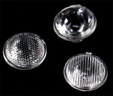 China 20°/30°/45°/60°/70° Available Brighten Single Lens XML5050LEDs φ17mm Lightweight Structure Lens for sale