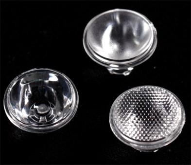 China PC/PMMA Material Φ19.7mm Size Precision Dimensions High Transmittance Single Lens For Brighten for sale
