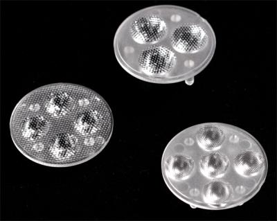 Cina Lente per illuminazione interna PC/PMMA Materiale durevole 93%+ Trasmittanza φ67mm 3030LEDs Lente in vendita