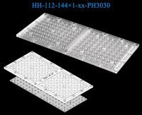 China 144pcs Chips Four Types Light Distributions Optional Advanced Optical Lens For Area Lighting for sale