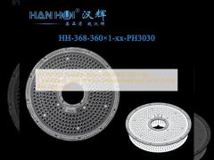 60° 90° 120° Beschikbaar 360pcs 3030/2835 LED's Hoogtransmittance Glare Free Eco-Environmental Lens Voor UFO High Bay Light Lens