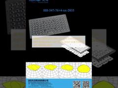 2835 LED's Hoog vermogen 292.2*141.5*6.5mm LED-lichtlens voor straatverlichting en parkeerterreinverlichting