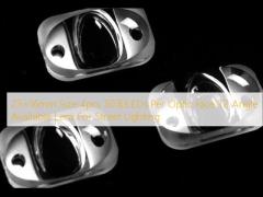 23×16mm Tamaño 4pcs 3030LEDs por cara óptica T2 Ángulo Lentes disponibles para iluminación callejera