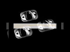23x16mm T2S 3030 LED Street Light Lens 92% Transmittance