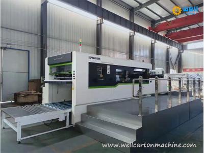 China Full automatic cardboard carton lead edge die cutting equipment for sale