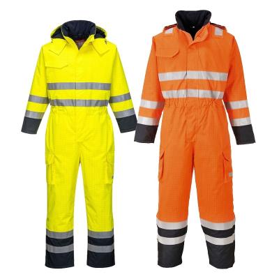 China Pure Cotton Flame-Resistant Workwear Uniform Thickened Coverall Water Proof Work Clothing for sale