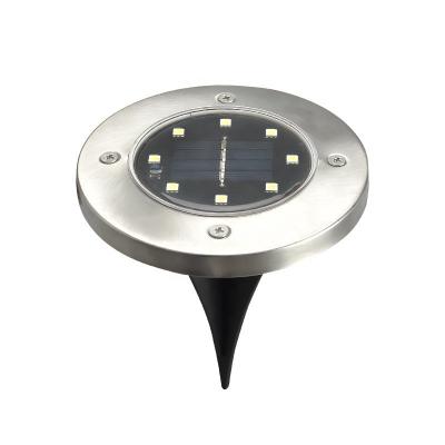 Cina Luci al suolo solari IP65 impermeabile all'aperto del ODM 600mAh 8 LED in vendita