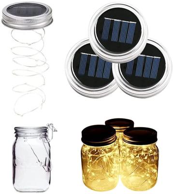 Cina IP65 600mAh all'aperto 2V Mason Jar Fairy Lights solare RoHS ha approvato in vendita