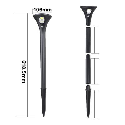 Cina paesaggio solare IP65 leggero Spike Garden Lights solare impermeabile di 4100K LED in vendita