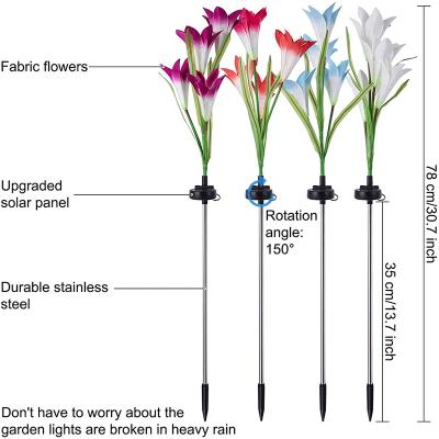 Cina Il colore che cambia Lily Flower Decoration Light 3500K 50lm RoHS ha approvato in vendita