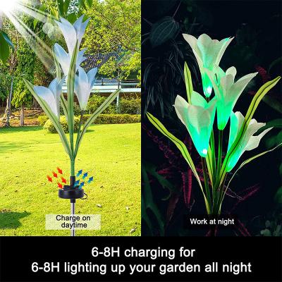 Cina Il colore che cambia Lily Flower Decoration Light 3500K 50lm RoHS ha approvato in vendita
