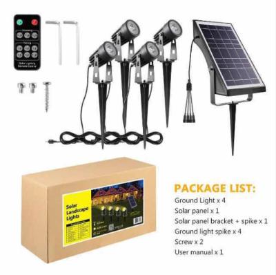 Cina 6000mAh luci solari all'aperto 400LM del punto della batteria al litio LED con il regolatore a distanza di rf in vendita