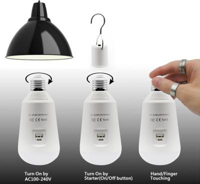 Cina Solar portable charging|Wall-mounted multi-function LED bulb lamp|Home lighting|Emergency lighting|Mobile lighting in vendita