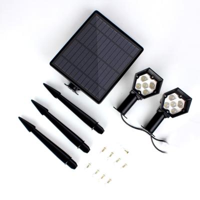 Cina 12H che accende il riflettore solare di RGB della doppia testa con sei modi di colore in vendita