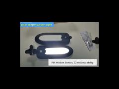 Solar sensor garden light