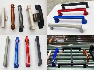 China Handle Colored Powder Coating Purple Blue Red Rose Gold Rust Resistance for sale