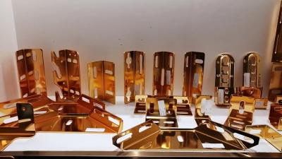 China Brushed Clear Powder Coat Triple Bronze For Steel Aluminium Frame Anti Moisture for sale