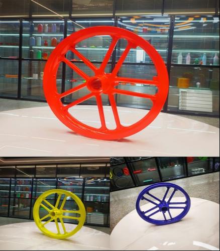 Quality Brushed Candy Color Rims Powder Coating Illusion Blue Seafoam Green ODM for sale