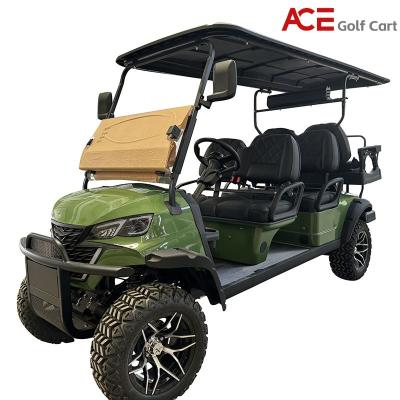 中国 スマートチャージャー カーボンステール 6人座ゴルフカート 48V 150AH バッテリー 販売のため