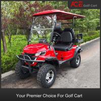 China Electric 4 Seat Golf Buggy 80km Range LED Lighting Foldable Windshield for sale
