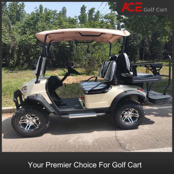 Quality Multipurpose 4 Seater Golf Cart With LED Lighting 80km Travelling Range And 5kw Motor for sale