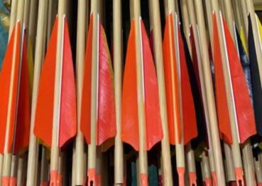 Chine 2/3/4/5" Feathers Fletched Id .245"(6.2mm) Spine 300/400/500/600/700 0.003" Straightness 32/34/36" Read To Shoot Arrows à vendre