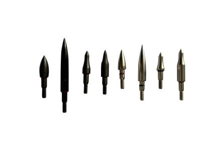 China 17/64",19/64",9/32",5/16",11/32",70/80/90/100/125/150/175/200 Grains Screw In Arrow Point With O-Rings Gasket for sale