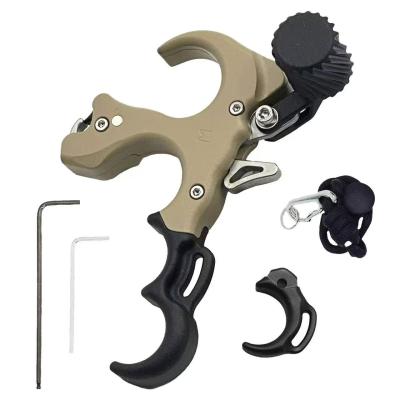 China High Quality Brass  Made Thumb Compound Bow Release for sale