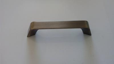 China Number 6014 zamak wardrobe handle Pulls metal Cabinet parts  96/128mm Space Furniture Handle antique bronze and copper for sale