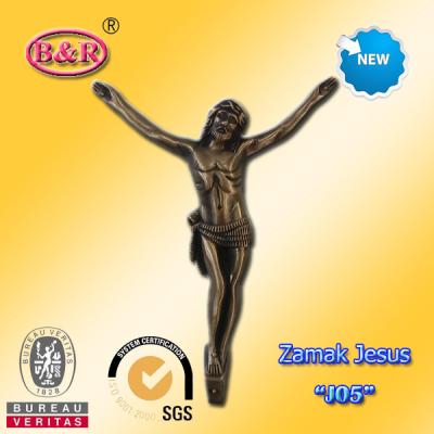China Zinc alloy Coffin Hardware Cross and Crucifix Model “ J05 ” size 12.5*17cm for sale