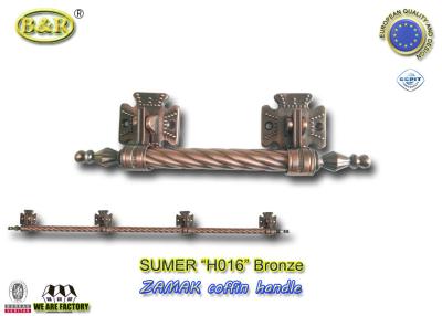 China Long Metal Coffin Barref H016 Coffin Handles Antique Bronze Herrajes Para Ataudes for sale