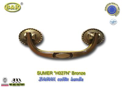 China New Dsign metal Coffin Handle H027N Coffin Accessories Antique Copper French style for sale