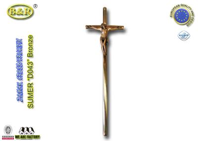 China 52cm*16cm zamak Cross And Crucifix With Fashion Style D043 antique bronze color zinc alloy decoration for sale