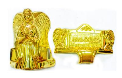 China PP new material casket accessories corner coffin furniture c014 for sale