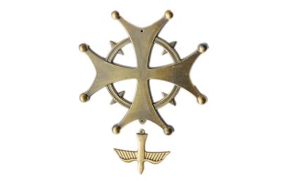 China Coffin fitting cross with bird for funeral decoration D010 for sale
