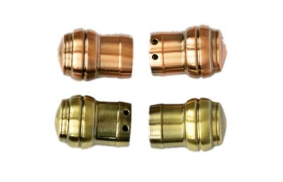China Funeral decoration coffin fitting button red bronze finish D034 for sale