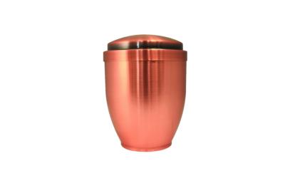 China Plating steel urns for cremation , custom color ash container for sale