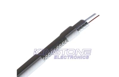 China 20 AWG CCS RG59 CATV Coaxial Cable 95% Aluminum Braiding with CMR Rated PVC for sale