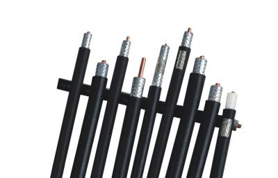 China Low Loss 100 Coaxial Cable with PVC Jacket, Flexible Braiding 50 Ohm Cable for WLL, GPS for sale