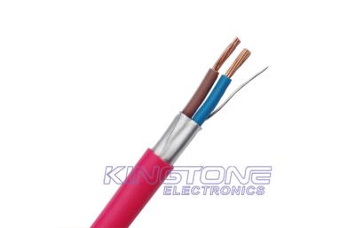 China Shielded 0.22mm2 FRLS Cable with Copper Conductor in Red for Fire System for sale