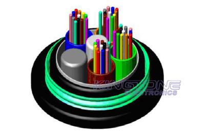 Cina GYFTA53 Fiber Optic Cable G.652D or G.657A 2~24 Core PE Jacket in vendita