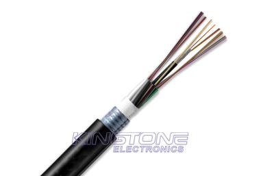 China Outdoor 30 core fiber optic cabling G.652D G.657A buried cable with polyethylene sheath for sale