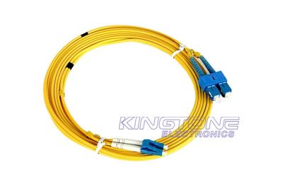 China 3.0mm OD Optical Fiber Patch Cord Multimode Duplex For CATV for sale