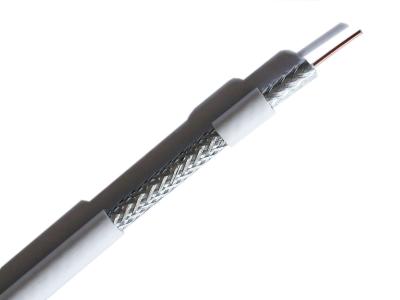 China Trenzado de aluminio coaxial del AWG Cable18 CCS de la economía RG6 CATV el 40% para la TV vía satélite en venta