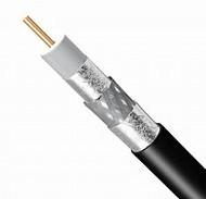 China RG6 tri. Chaqueta de PVC de aluminio coaxial protegida del cable 18AWG CCS el 77% de CATV que trenza en venta