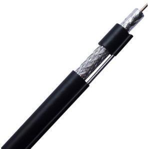 China RG11 cable coaxial al aire libre del patio CATV con el mensajero de acero para el uso de CATV en venta