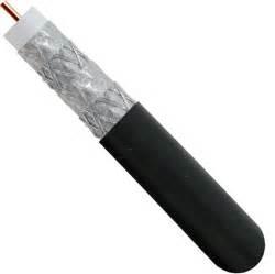 China RG11 jalea PE del trenzado del AL del AWG CCS del cable coaxial 14 del patio CATV para el entierro directo en venta