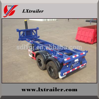China 40feet container trailers with hydraulic cylinder lift for sale