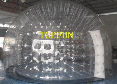 China 6m Diameter 1.0mm Opblaasbare Duidelijke de Bellentent van pvc met Dubbele Lagen Te koop